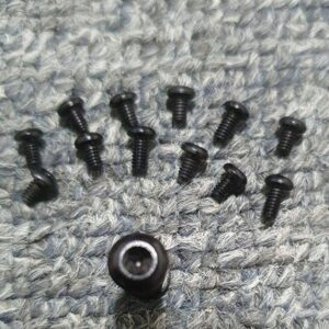 Anodized Black Titanium Screw & Pivot Set for Benchmade 940 Osborne