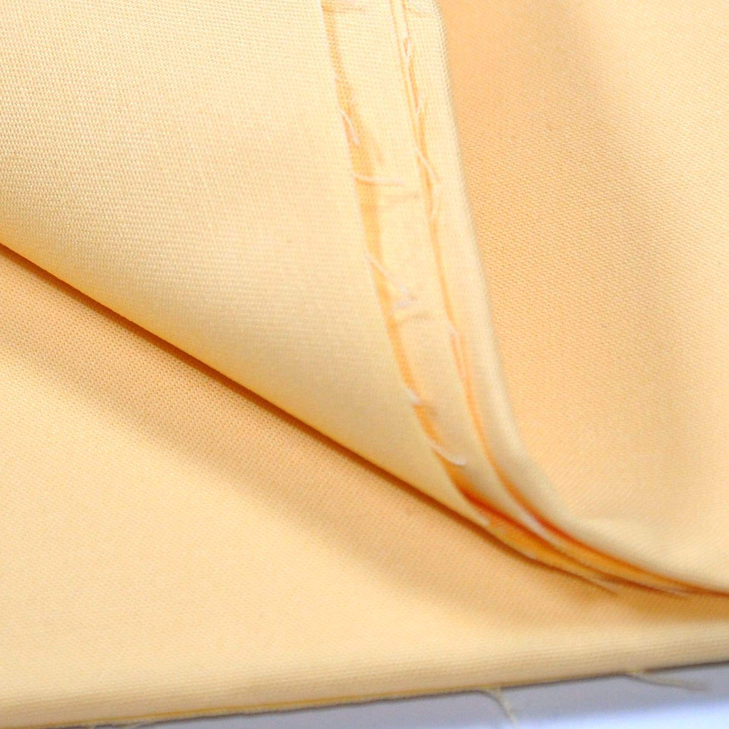 Yellow 100% Cotton Twill Fabric by The Yard(36 Inch) -4.5oz 60" Wide