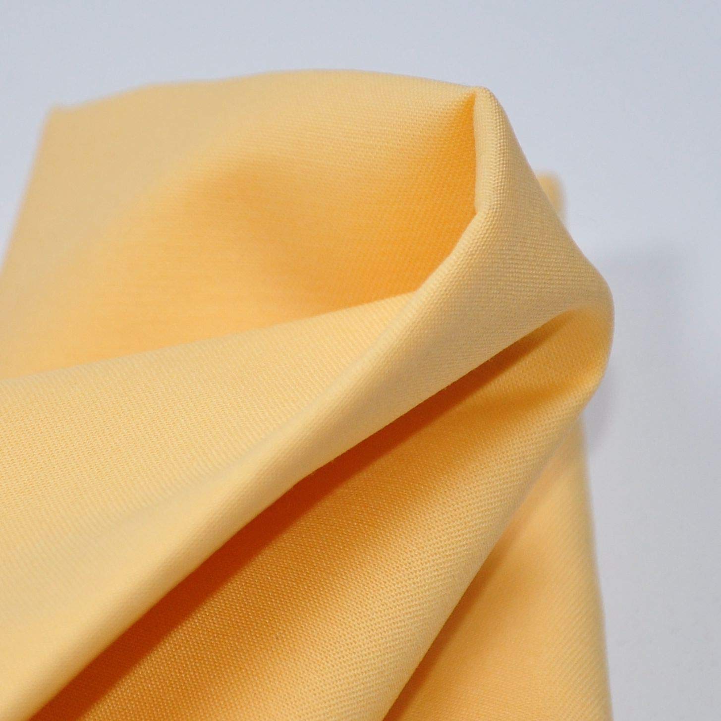 Yellow 100% Cotton Twill Fabric by The Yard(36 Inch) -4.5oz 60" Wide