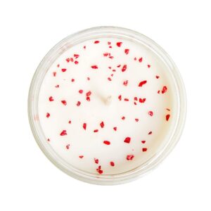 With Love - Rose and Vanilla Fragrance Soy Candle - Unique Large Soy Candle with a Red Rose Decor and red Crystals inside- Boxed