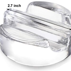 TOPZEA 9 Pack Fermentation Glass Weights with Easy Grip Handle for Wide Mouth Mason Jar Canning Pickling Jars, Glass Fermentation Weights Fermenting Kit for Sauerkraut, Kimchi and More