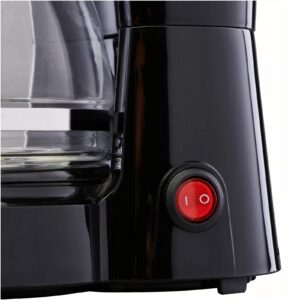 Mainstays 5 Cup Black Coffee Maker with Removable Filter Basket