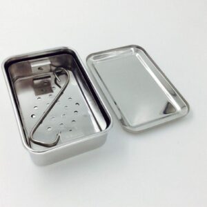 15cm stainless steel instruments tray case immersion disinfection tray