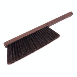 hand broom cleaning brushes-soft bristles dusting brush for cleaning car/bed/couch/draft/garden/furniture/clothes,wooden handle