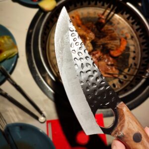 LifHap Butcher Knife,Steak Boning knifes for meat with Sheath and Fillet Meat Cleaver Knives turkey carving knife Chef Knife Brisket Knife for Home, Camping, BBQ, butchering knives for Man