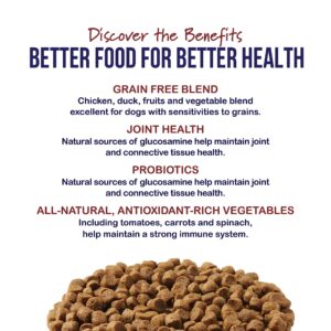 Best Breed Dr. Gary's Grain Free Farmer's Recipe Slow-Cooked in USA, Natural Dry Dog Food for All Breeds and Sizes, 4lbs.