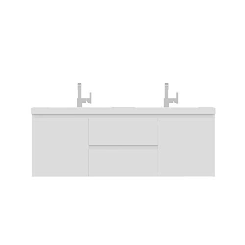 Alya Bath Paterno Bathroom Vanity, White