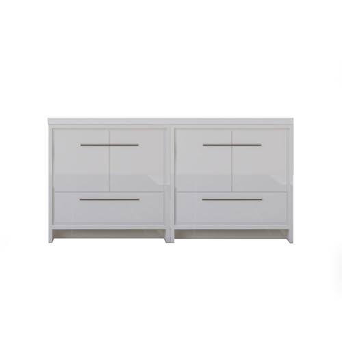 Alya Bath Sortino Bathroom Vanity, White