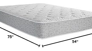 Tulo by Mattress Firm | 11 INCH Memory Foam Plus Coil Support Hybrid Mattress | Bed-in-A-Box | MED Firm Comfort | Full