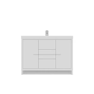 alya bath sortino bathroom vanity, white