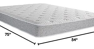 Tulo by Mattress Firm | 8 INCH Memory Foam Plus Coil Support Hybrid Mattress | Bed-in-A-Box | Firm Comfort | Full