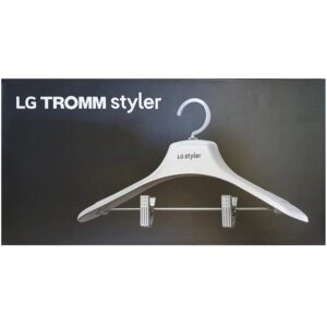 lg styler clothes shirts suit hanger holder with non-slip pad, stainless steel clips and hooks