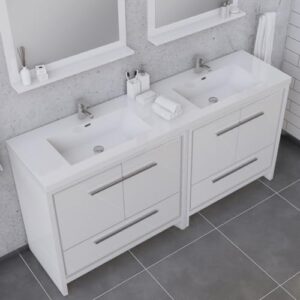 Alya Bath Sortino Bathroom Vanity, White