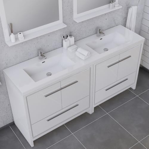 Alya Bath Sortino Bathroom Vanity, White