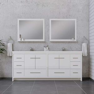 Alya Bath Sortino Bathrrom Vanity, White