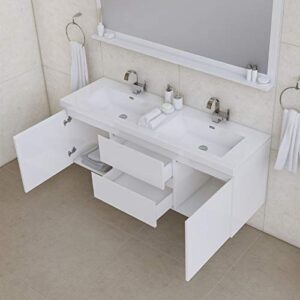 Alya Bath Paterno Bathroom Vanity, White