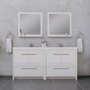 Alya Bath Sortino Bathroom Vanity, White