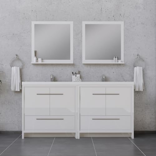 Alya Bath Sortino Bathroom Vanity, White