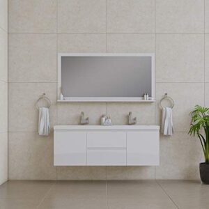 Alya Bath Paterno Bathroom Vanity, White