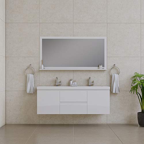 Alya Bath Paterno Bathroom Vanity, White