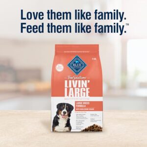 Blue Buffalo True Solutions Livin' Large Natural Dry Food for Adult Large Breed Dogs, Chicken, 11-lb Bag