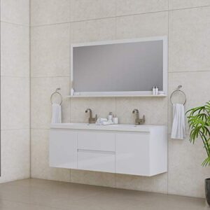 Alya Bath Paterno Bathroom Vanity, White