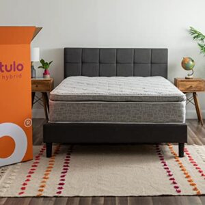 Tulo by Mattress Firm | 12 INCH Memory Foam Plus Coil Support Hybrid Mattress | Bed-in-A-Box | Plush Comfort | Queen