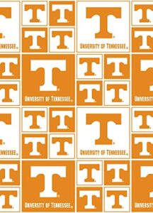 university of tennessee fat quarter-ncaa collegiate 100% cotton fabric-ten020