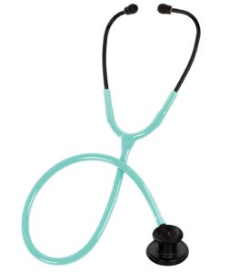 prestige medical clinical spraguelite™ stethoscope, stealth/aqua sea