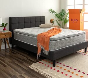 tulo by mattress firm | 12 inch memory foam plus coil support hybrid mattress | bed-in-a-box | firm comfort | twin xl