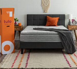 tulo by mattress firm | 10 inch memory foam plus coil support hybrid mattress | bed-in-a-box | medium comfort | full