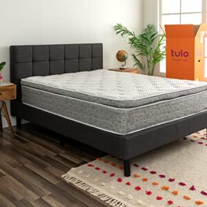 Tulo by Mattress Firm | 12 INCH Memory Foam Plus Coil Support Hybrid Mattress | Bed-in-A-Box | Firm Comfort | Twin XL