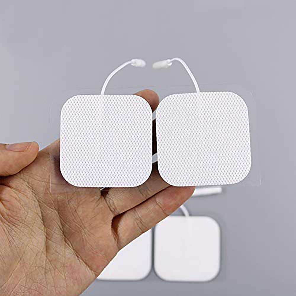 20 PCS Electrodes Pad, 2"x2" TENS Unit Replacement Pads,Compatible with EMS Muscle Stimulator Massager, Excellent Conducting Pads Long Lasting Pads