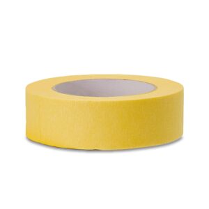 lichamp 36mm x 55m yellow automotive masking tape for painting, auto body masking tape for car detailing, yellow painters tape 1.4 inch x 60 yards