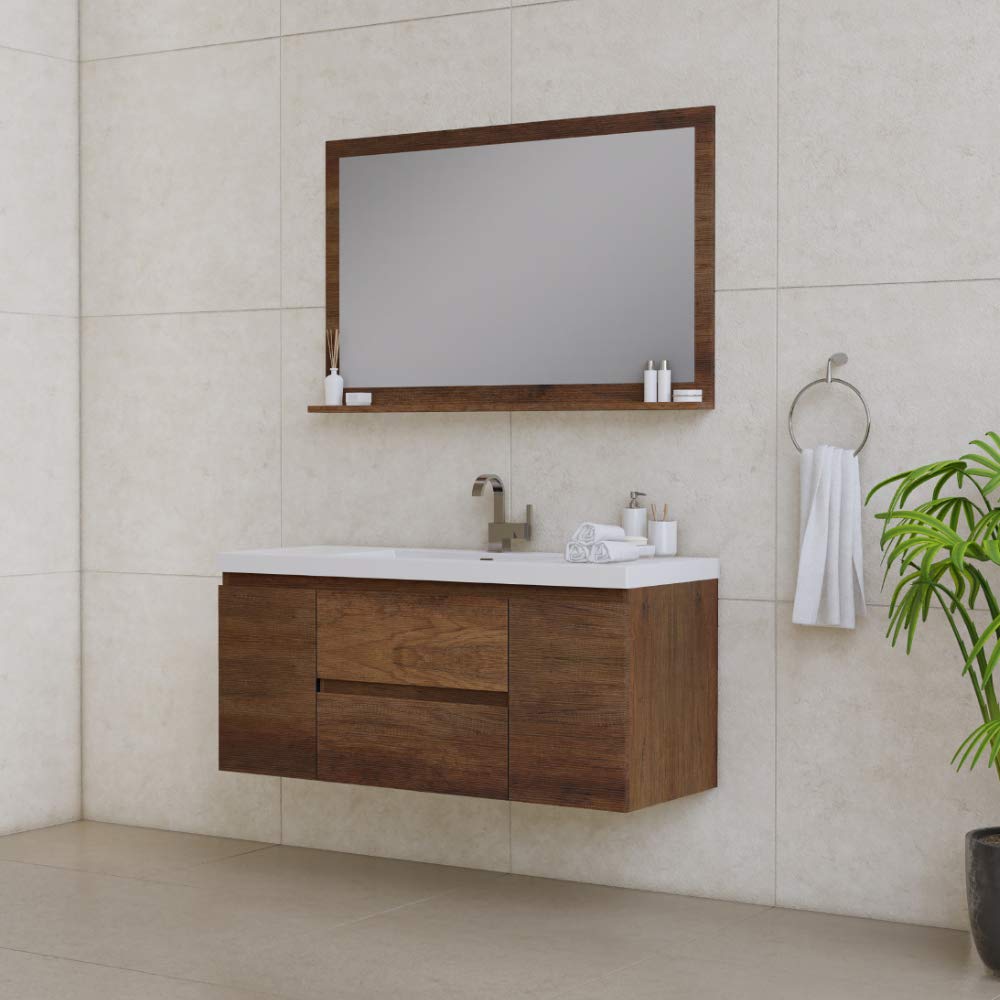 Alya Bath Paterno Bathroom Vanity, White