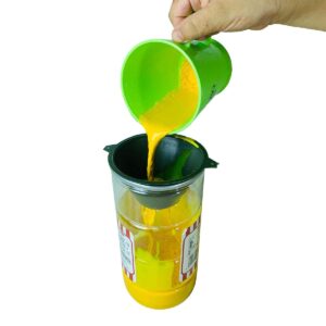 KANGHUANG 190 Micron Reusable Industrial Nylon Mesh Paint Filter Strainer Funnel Filter Paint/Gutter Oil and Food Residue High Efficient & Durable (10CM-diameter-10Pcs)