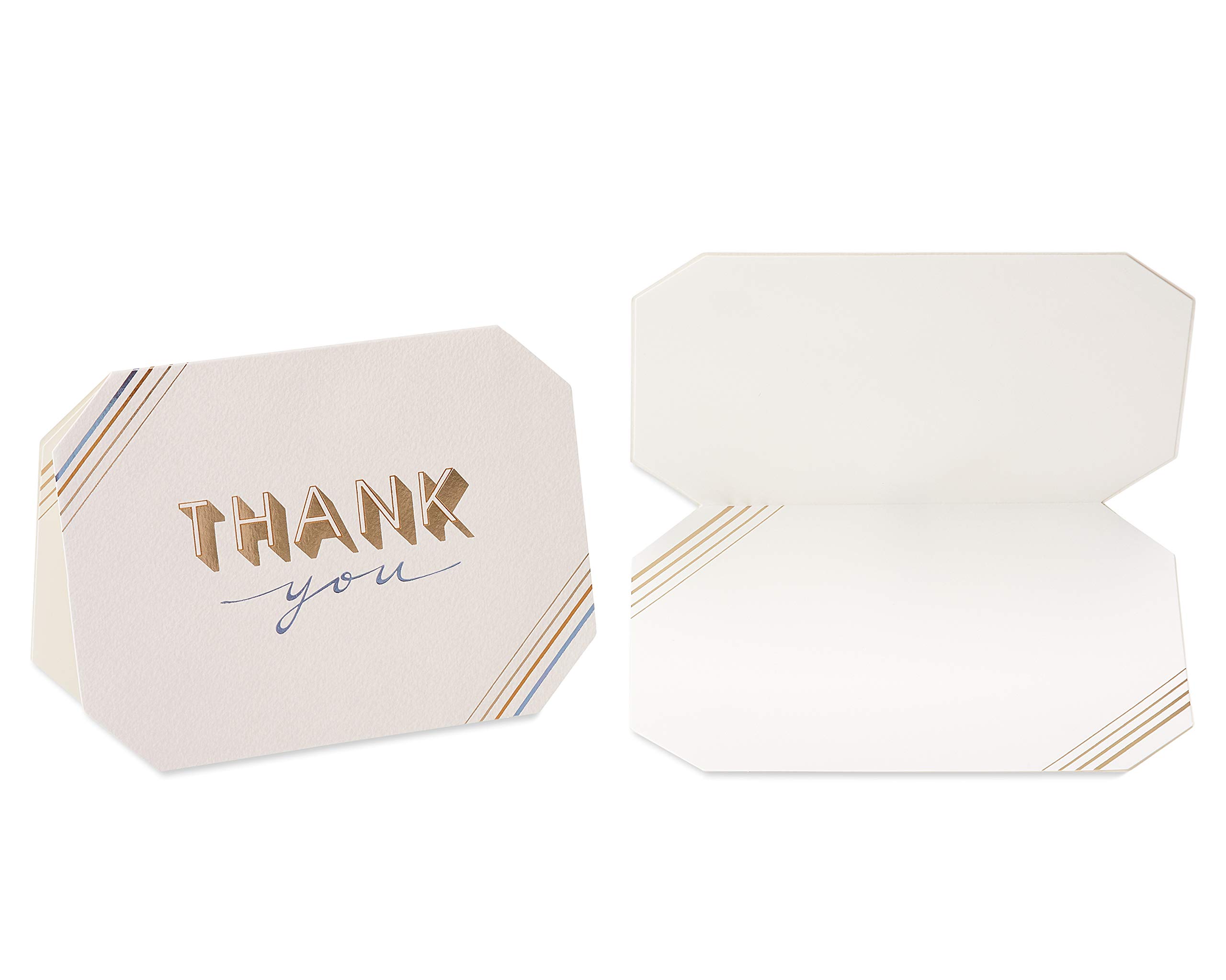 Papyrus Thank You Cards with Envelopes, Business (2-Count)