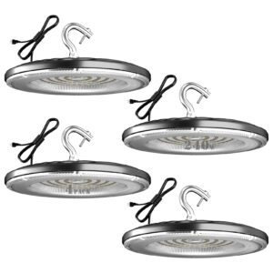 bulbeats 240w led high bay light 36000lm (eqv.1000w mh/hps) 5000k etl listed high bay led light, ac100-277v ufo lights-4pack 𝟓𝐘𝐫𝐬 𝐖𝐚𝐫𝐫𝐚𝐧𝐭𝐲