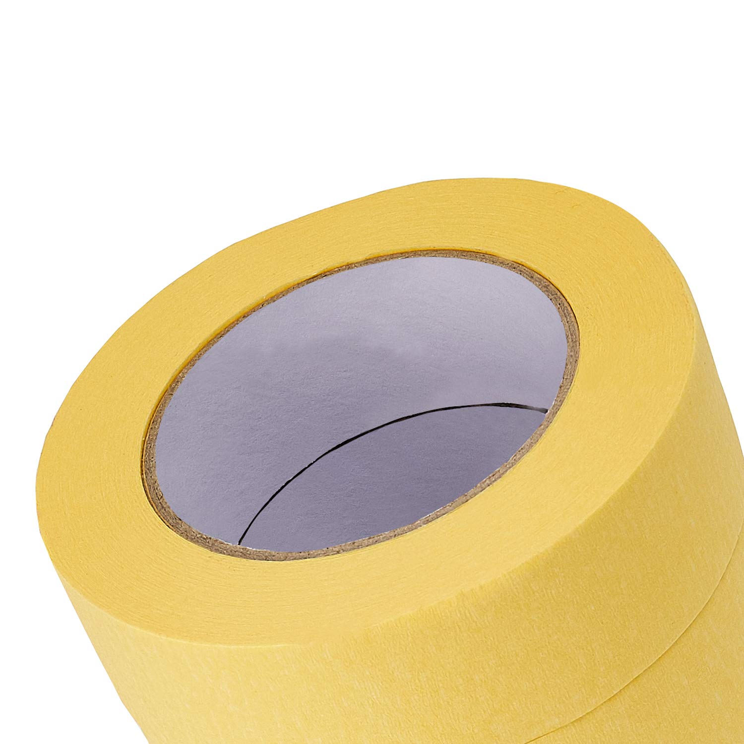 Lichamp 36mm x 55m Yellow Automotive Masking Tape for Painting, Auto Body Masking Tape for Car Detailing, Yellow Painters Tape 1.4 inch x 60 Yards