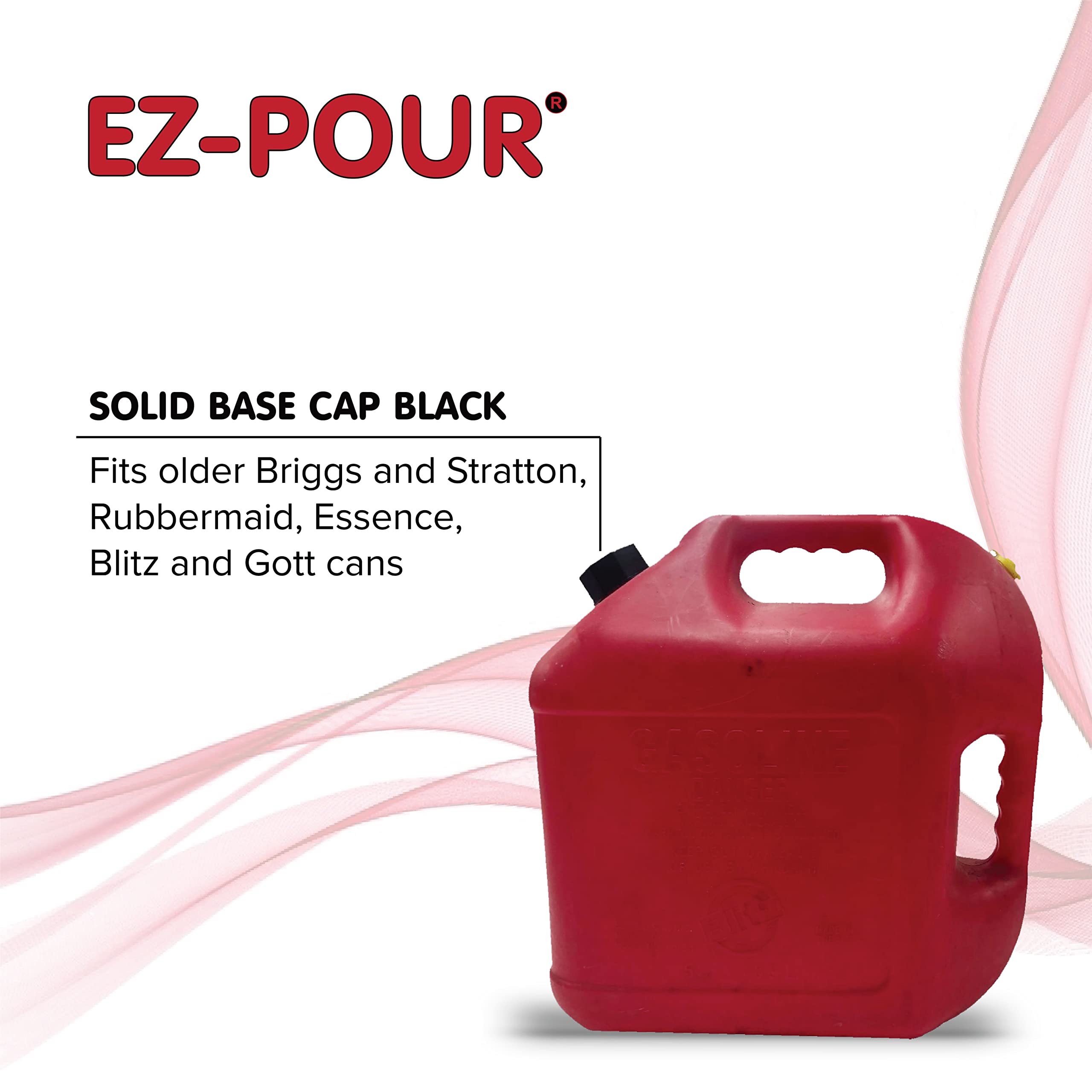 EZ-POUR Fine Threads Base Cap Kit, Spout Base Cap and Solid Block Off Cap Replacement Spout, Blitz, Gott,Rubbermaid Cans