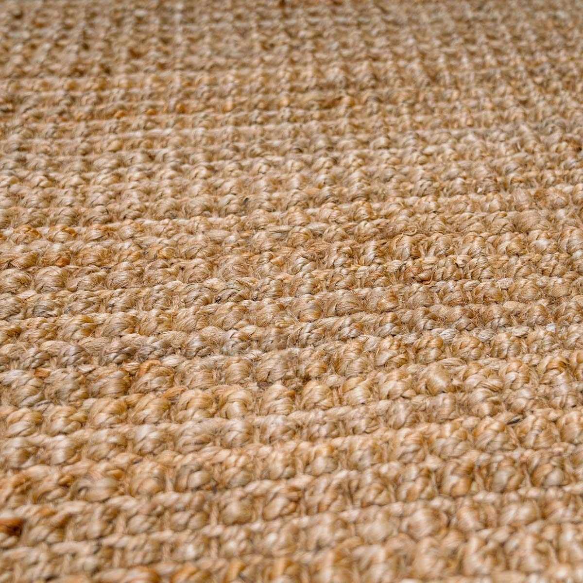 Hauteloom Moncton Handwoven Sea Grass Jute Rug - Natural Fiber Area Rug - Natural Fringe Tassel - Rattan Wicker Look Carpet - Brown - 5' x 7'6" (5x7)