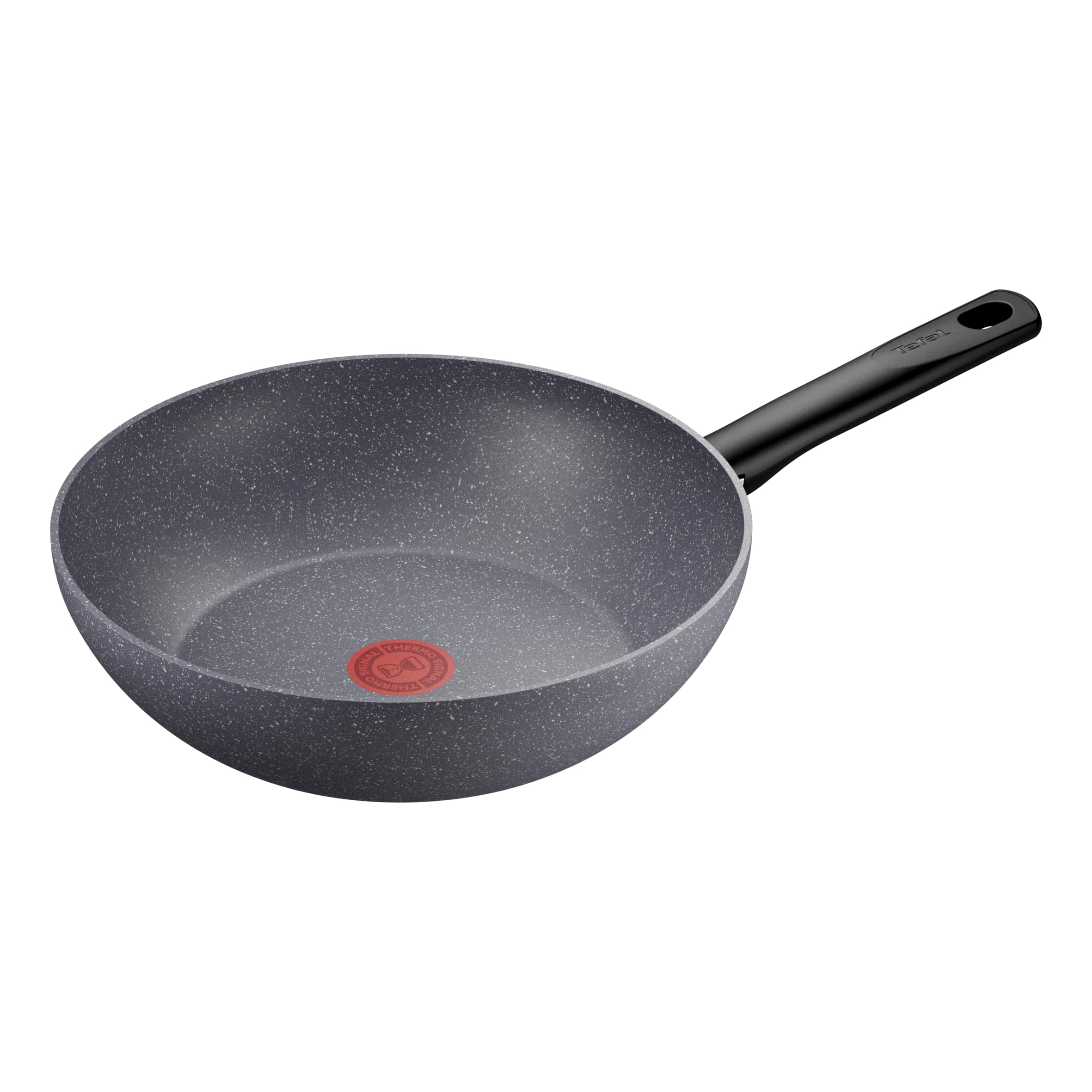 Tefal Natural On Induction G2801902 28 cm Non-Stick Wok Pan, Exclusive, Lavinia Grey