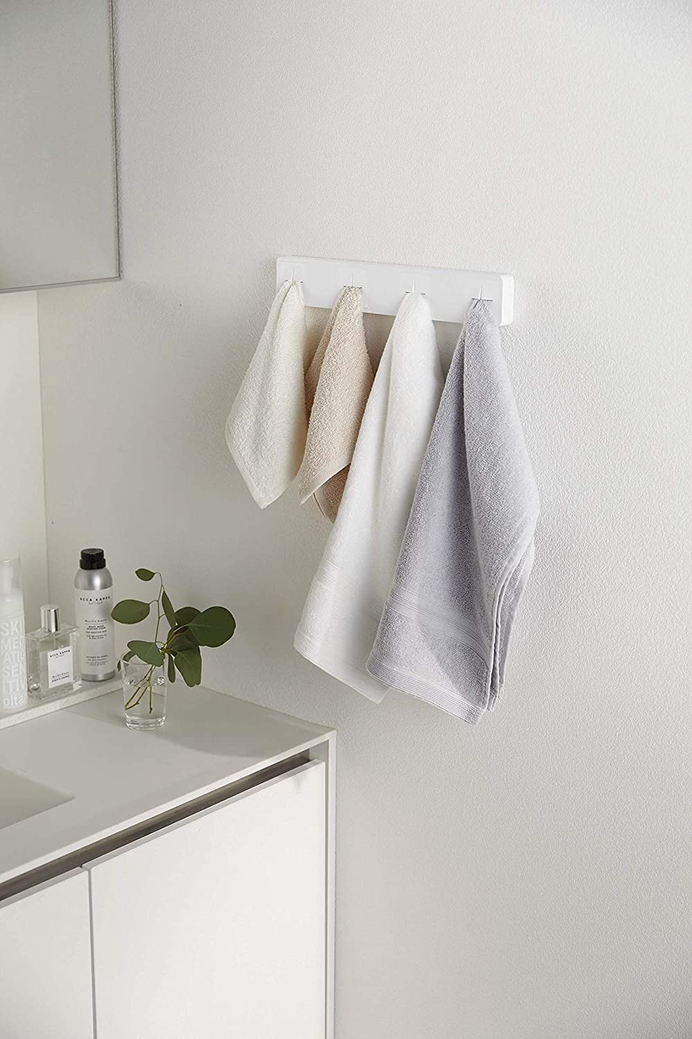 Yamazaki Home Tower Self Adhesive Towel Holder - Abs Plastic