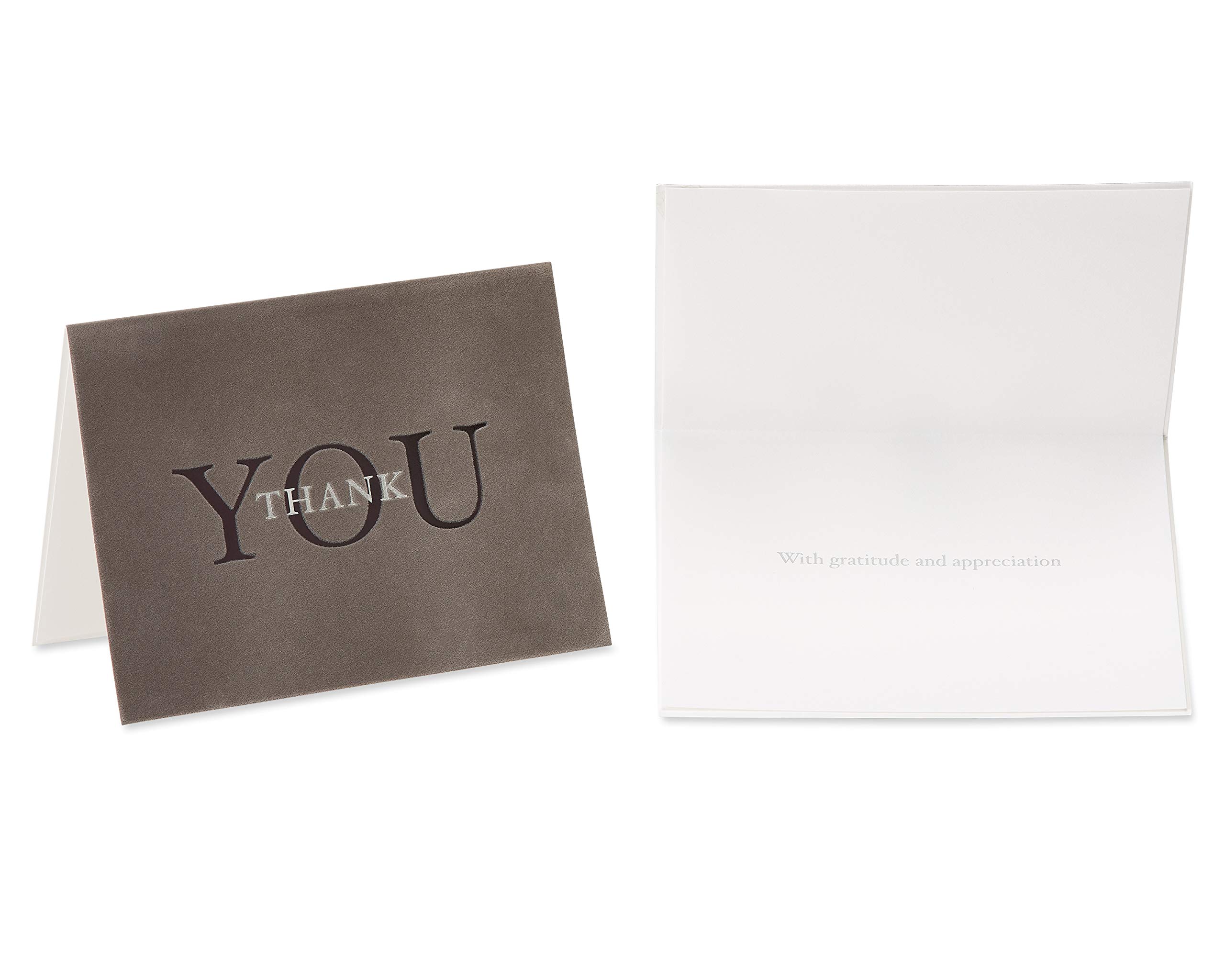 Papyrus Thank You Cards with Envelopes, Business (2-Count)