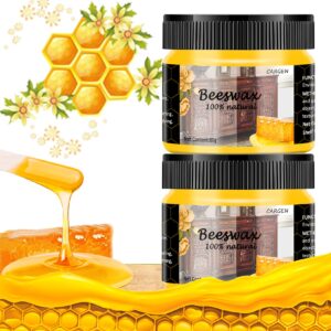 cargen beeswax furniture polish, wood seasoning beeswax for furniture wood wax for dining table floor doors chairs cabinets to protect and care 2pcs beeswax polish