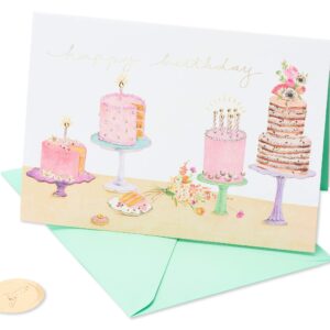 Papyrus Birthday Cards for Her, Cakes (2-Count)