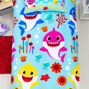 Character World Baby Shark Rainbow Single Duvet Cover Set