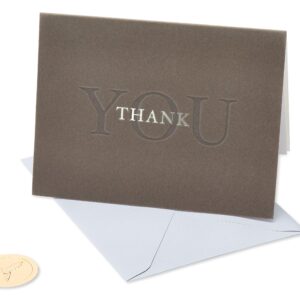 Papyrus Thank You Cards with Envelopes, Business (2-Count)