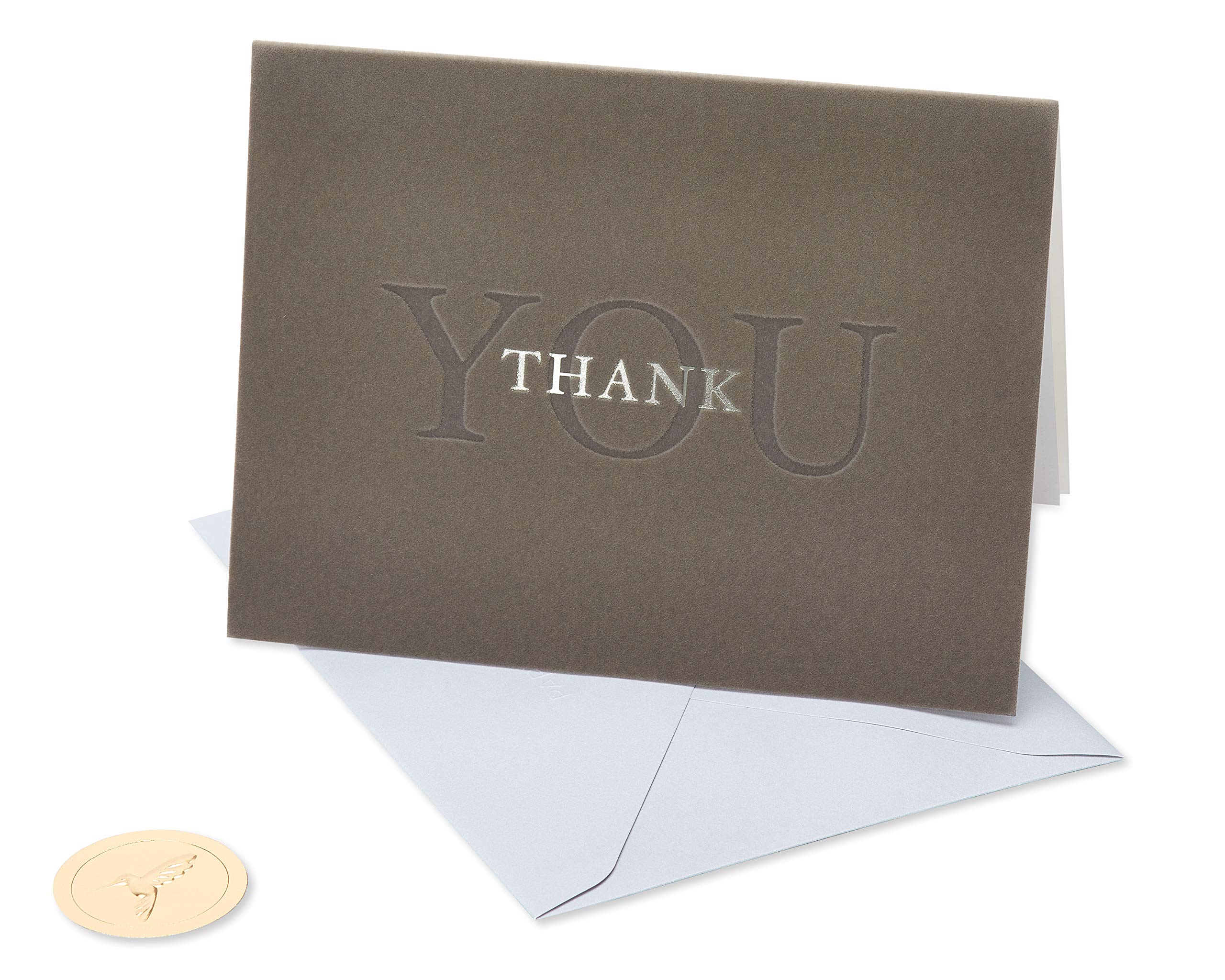 Papyrus Thank You Cards with Envelopes, Business (2-Count)