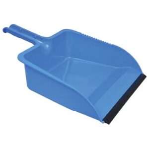 Scrub Buddies Large Jumbo Heavy Duty Commercial Dustpan for Home, Kitchen, Bath, Office Blue Dust Pan